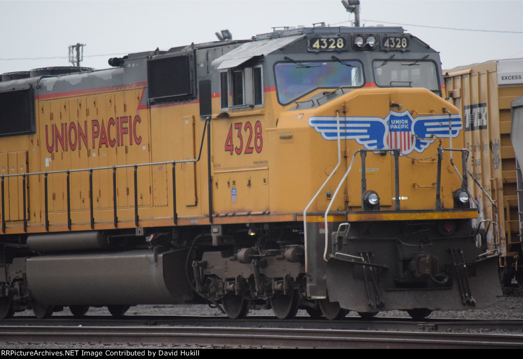 UP Engine 4328, Shortline Yard, Des Moines IA